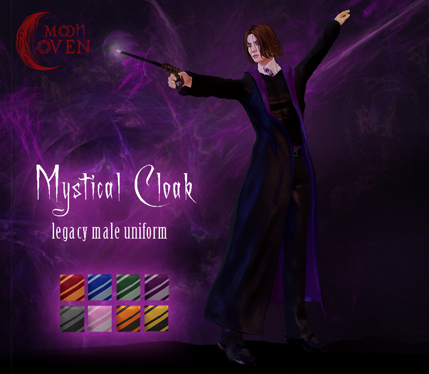 Second Life Marketplace - Moon Coven: Mystical Cloak DEMO